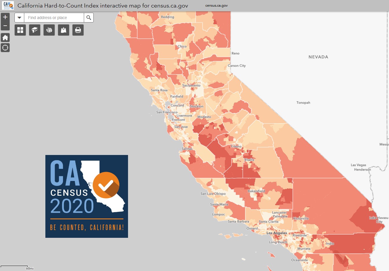 HTC Map | CA Census